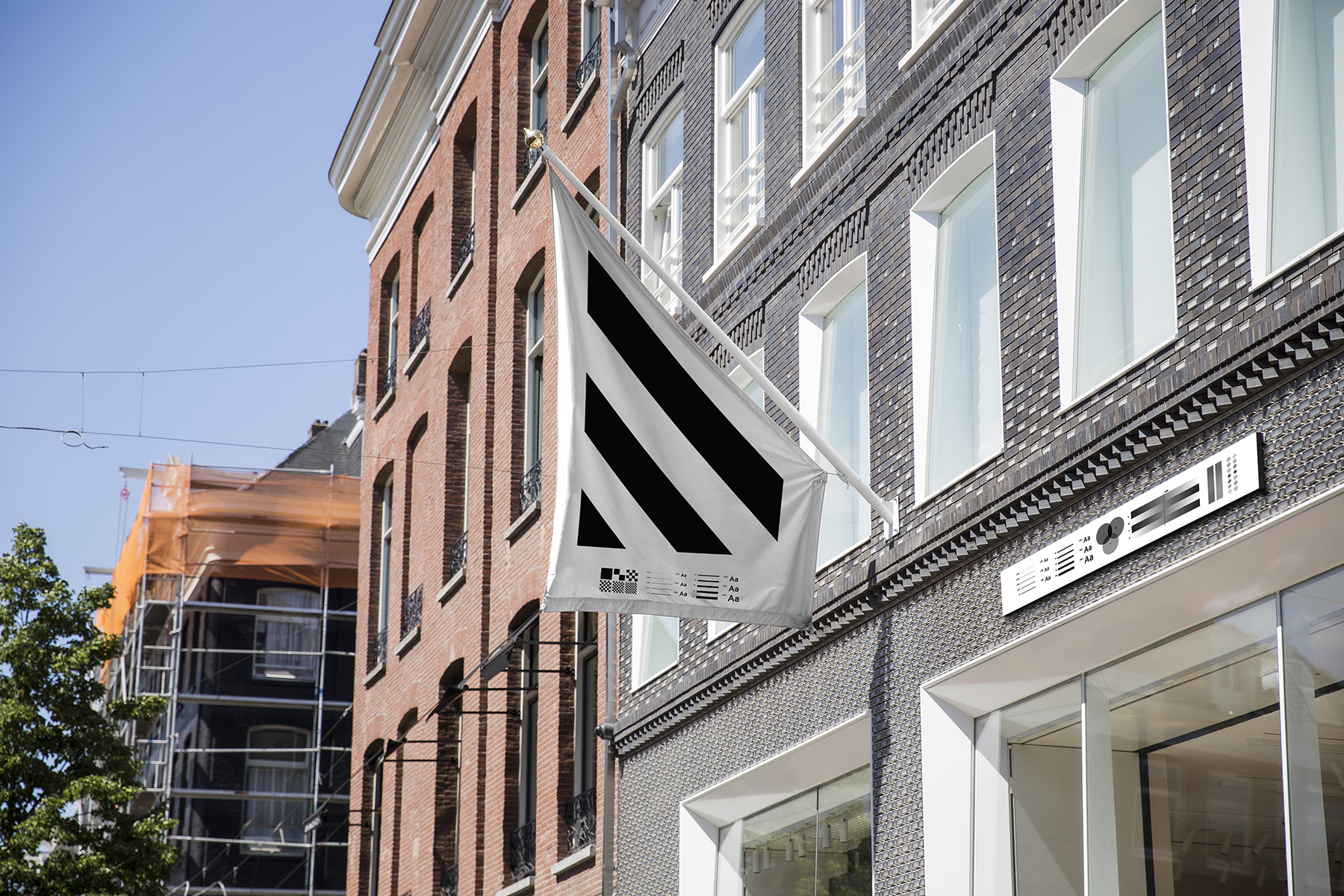 Hazard Mockups | Retail Flag Mockup