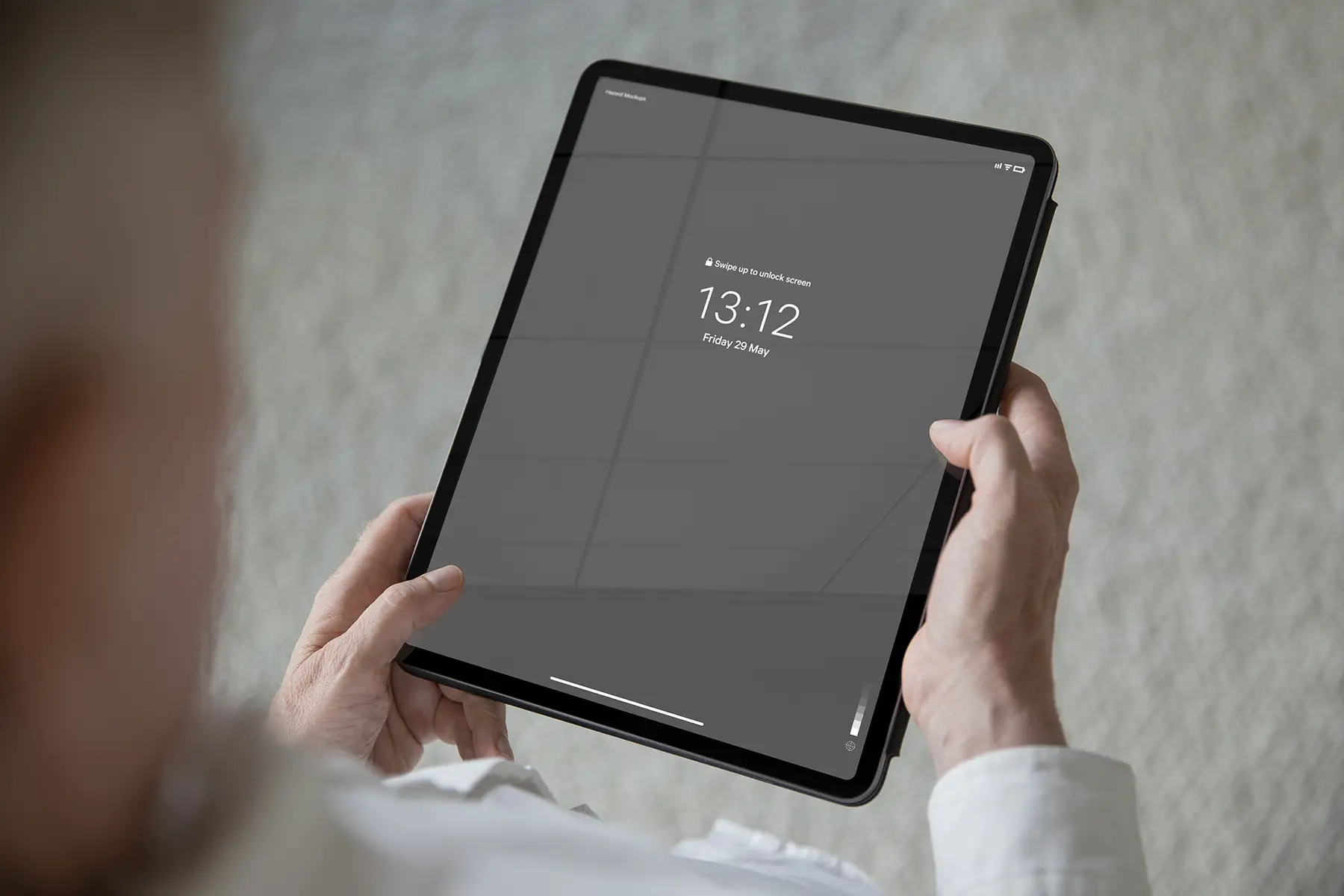 Hazard Mockups | Ipad Pro Portrait Mockup