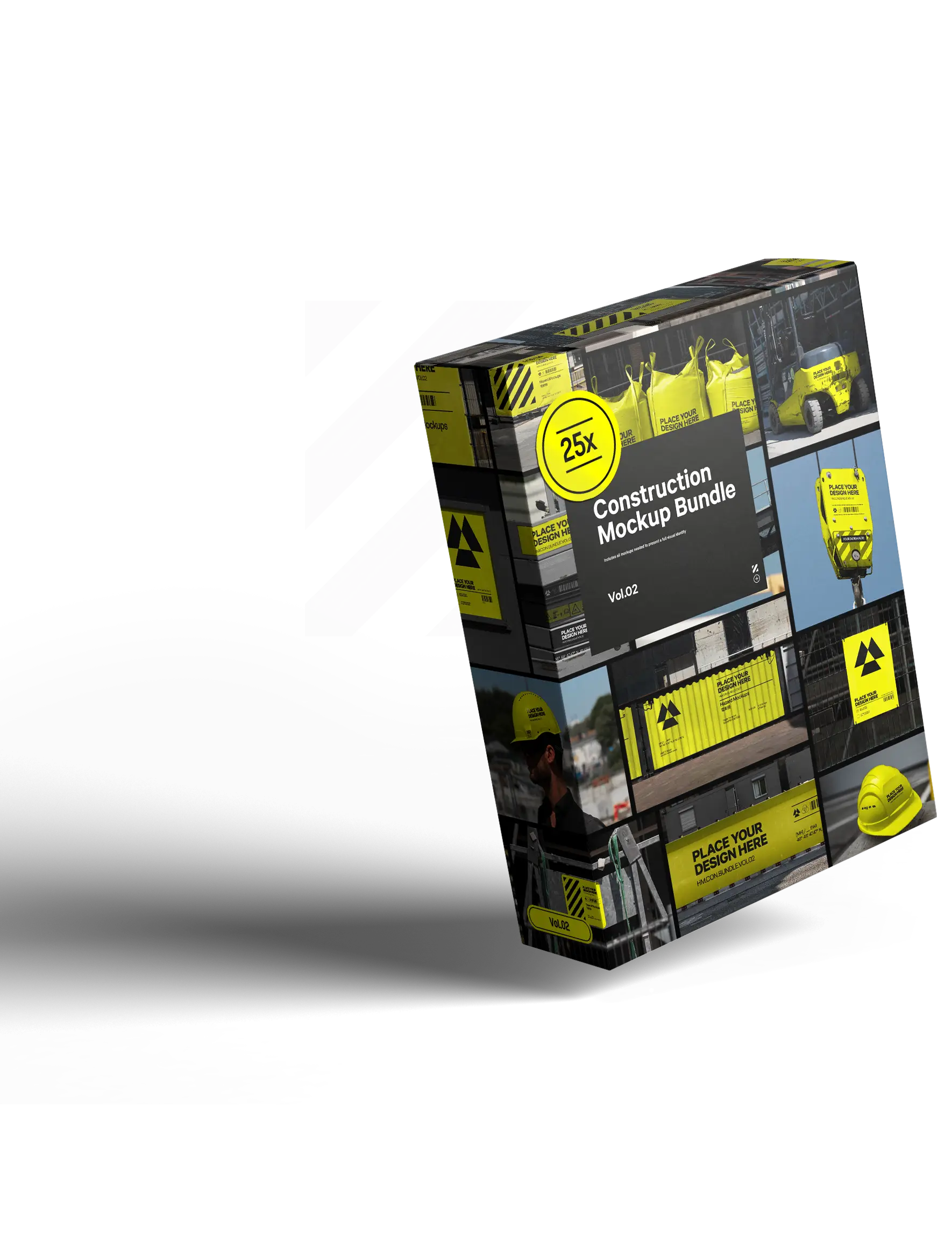 Hazard Mockups | 25x Construction Mockup Bundle Vol.02