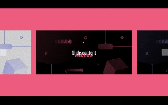 Multiple Slides Slider with Hover Pagination Webflow Cloneable