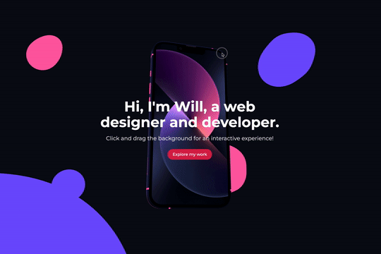 3D Interactive Background Spline Webflow Cloneable