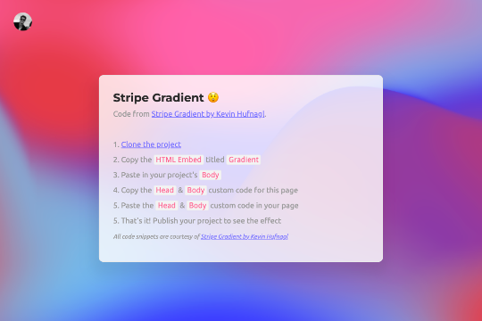 40 Unique Gradients Webflow Cloneable