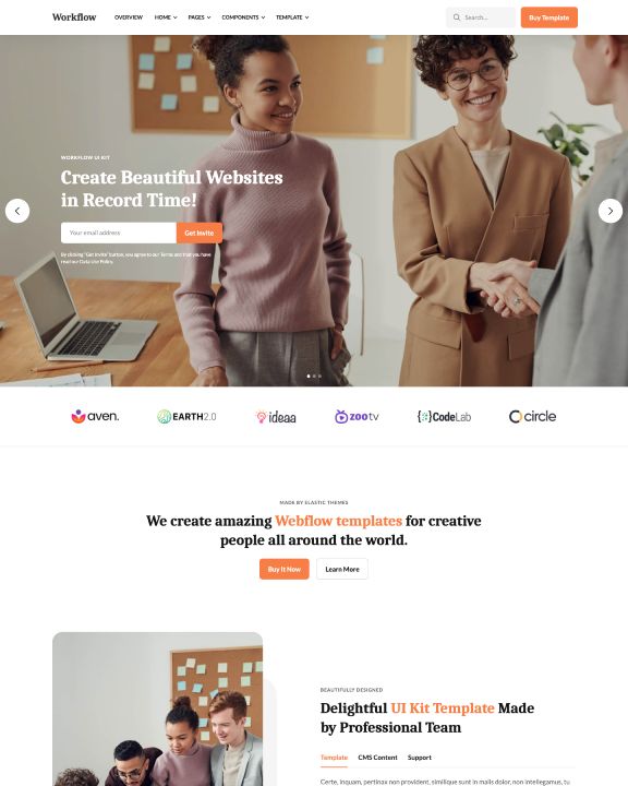 Simple Creative Webflow Template Workflow | FlowRadar