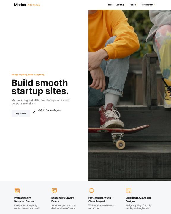Stunning Startup Webflow Template Madox | FlowRadar