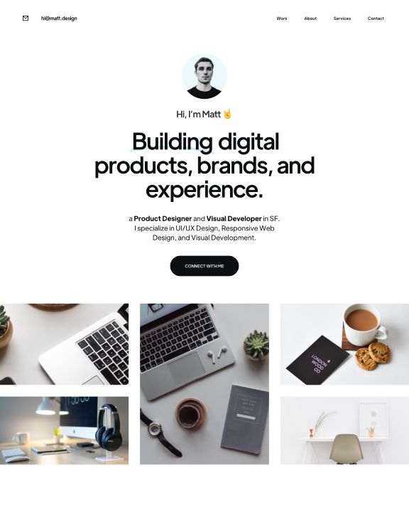Personal Profile Webflow Template Creator | FlowRadar