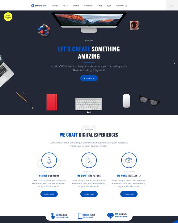 Service Blog Webflow Template Studio | FlowRadar