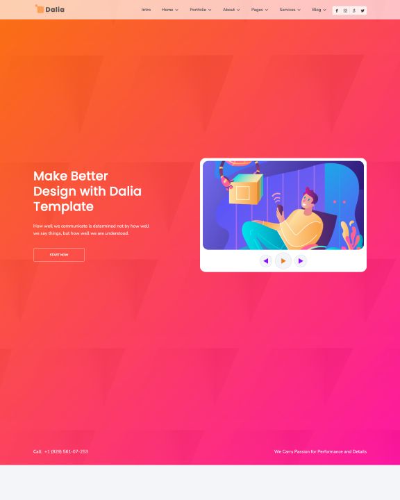 Simplistic UI Kit Webflow Template Dalia | FlowRadar