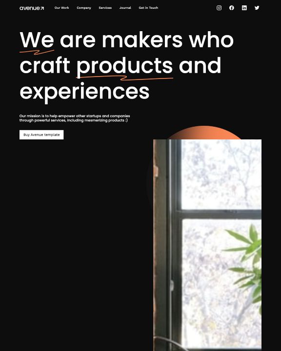 Technology Services Webflow Template Avenue | FlowRadar