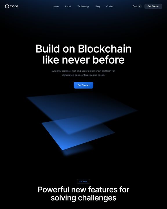 Blockchain Webflow Template Core | FlowRadar