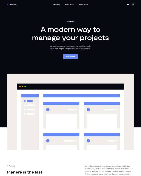 Project Management Site Webflow Template Planera | FlowRadar