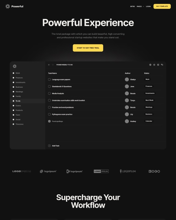 SaaS Product Webflow Template SuperSaaS | FlowRadar