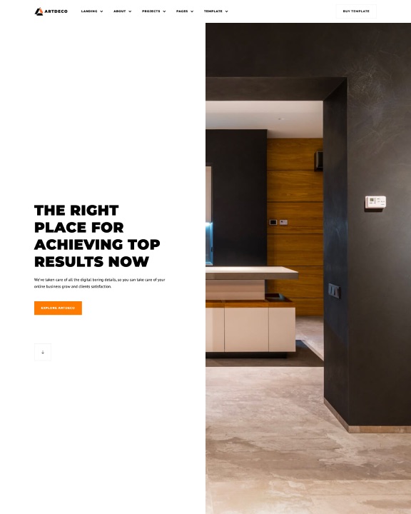 Interior Designer Webflow Template Artdeco | FlowRadar