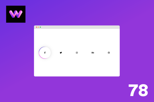 Rotating Outline Buttons Webflow Cloneable