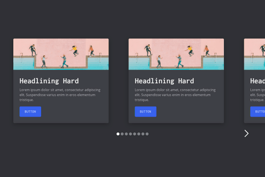 Responsive Card Slider Webflow Cloneable
