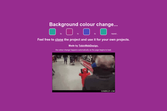 Color Changing Background Method Webflow Cloneable