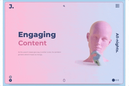 Sweeping Slider Interaction Webflow Cloneable