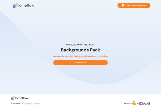 Lottie Background Effects Webflow Cloneable