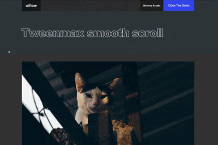 Tweenmax Smooth Scrolling Webflow Cloneable