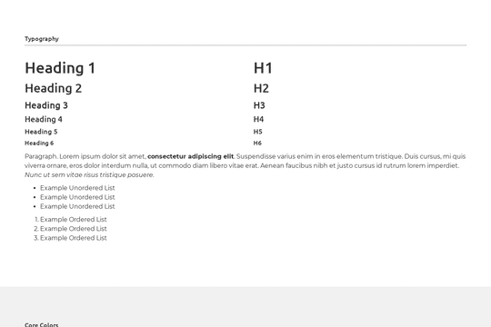 ITA Style Guide Webflow Cloneable