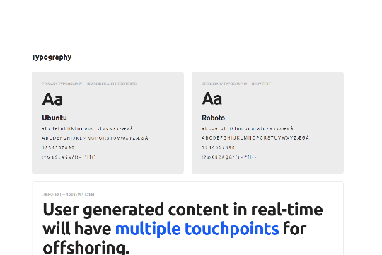Fourth Font Styleguide Webflow Cloneable