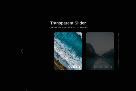 Transparent Infinite Slider Webflow Cloneable
