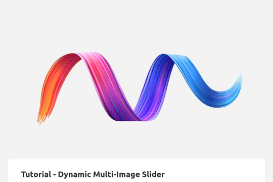 Dynamic CMS Multi Image Slider Webflow Cloneable