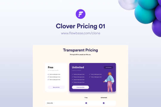Two Package Pricing Comparison Webflow Cloneable