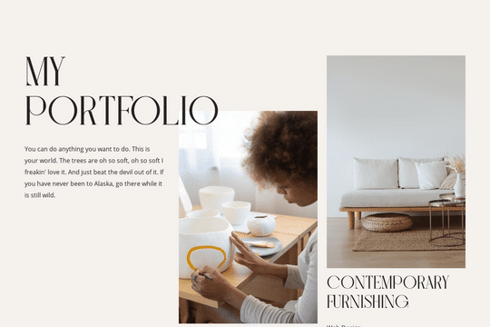 Vertical Portfolio Scroll Interaction Webflow Cloneable