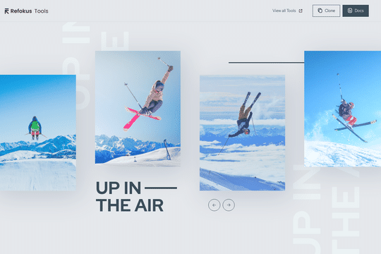Refokus Slide Generator Webflow Cloneable