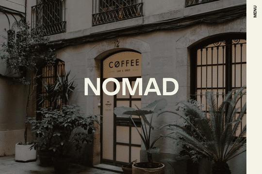 Lateral Menu Nav Animation Webflow Cloneable