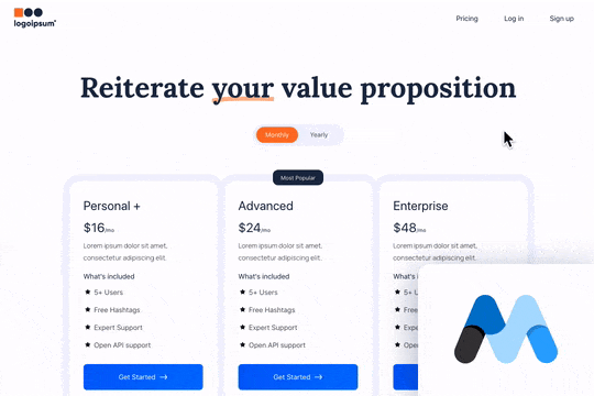 Saas Pricing Page Design Webflow Cloneable