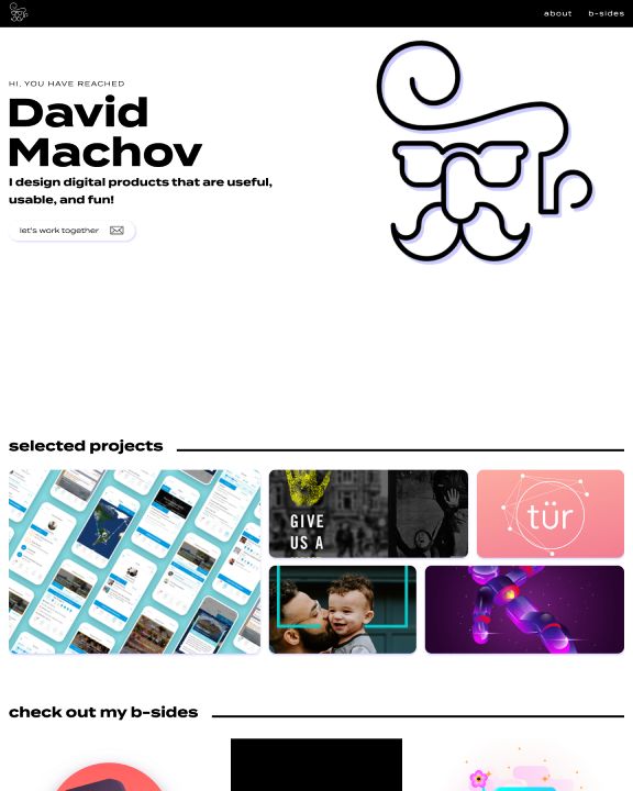 Webflow Designer Portfolio Webflow Template David Portfolio | FlowRadar