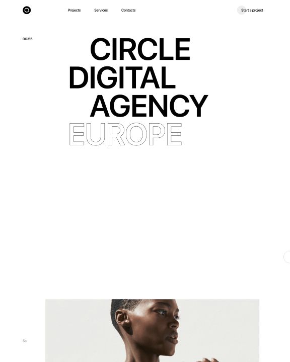 Creative Agency Webflow Template Circle Flow | FlowRadar