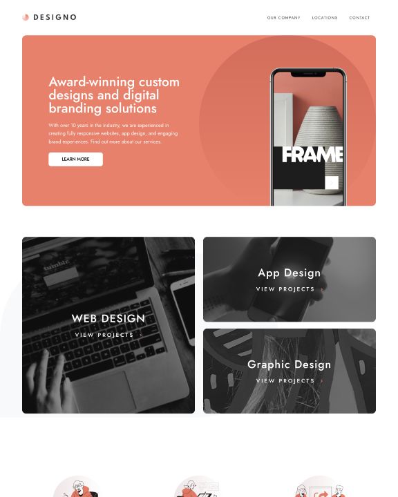 Digital Branding Webflow Template Designo | FlowRadar