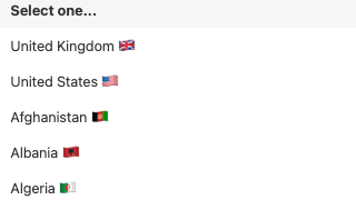 International Flags Phone Number Input - Webflow Custom Code Snippets