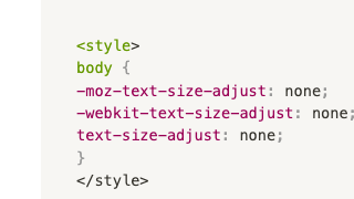 Prevent Mobile Default Minimum Font Size - Webflow Custom Code Snippets