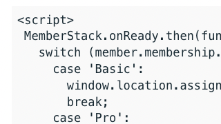Redirect Users to Membership Dashboard - Webflow Custom Code Snippets