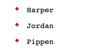 Custom Diamond List Bullet Shape - Webflow Custom Code Snippets