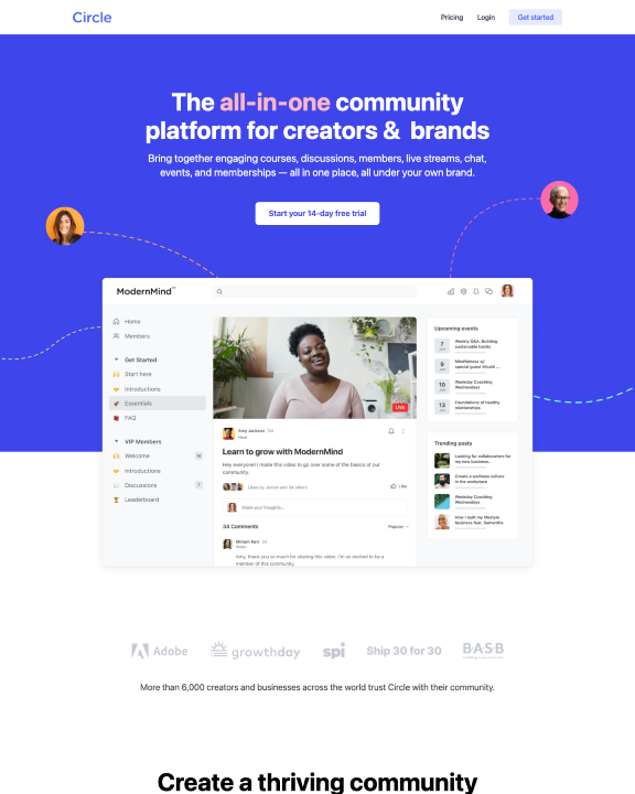 Circle + Webflow Integrations Tutorials