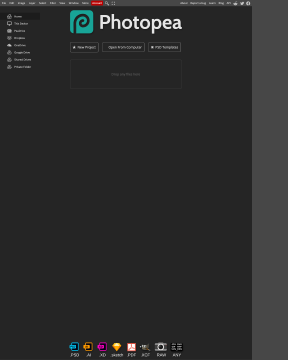 Photopea + Webflow Integrations Tutorials