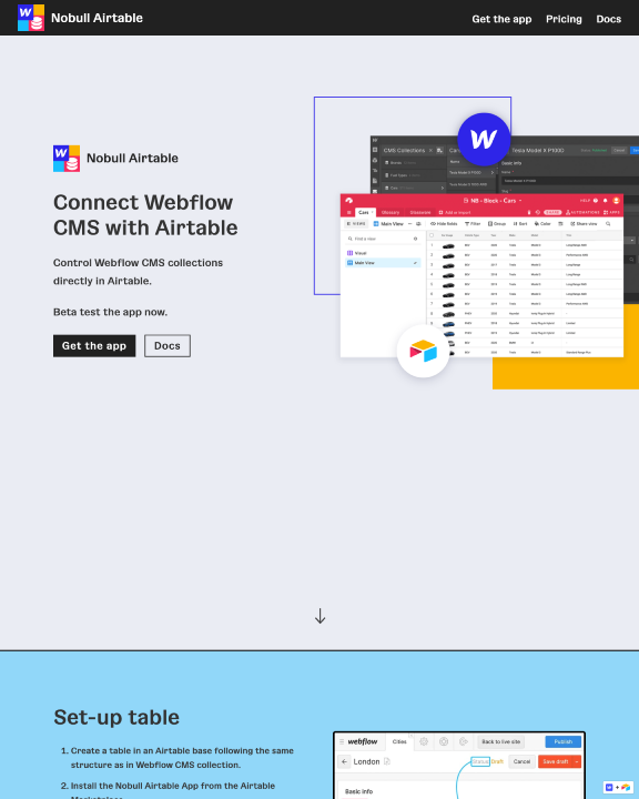 Nobull + Webflow Integrations Tutorials