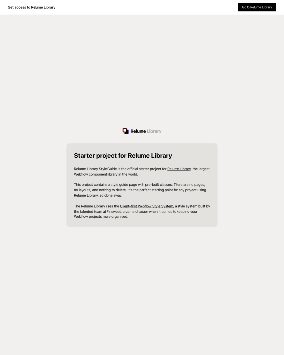 Relume Styleguide + Webflow Integrations Tutorials