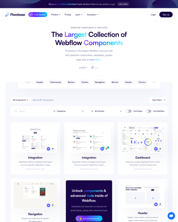 Flowbase + Webflow Integrations Tutorials