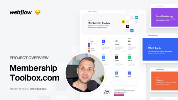 Example Webflow/Sketch Case Study - Clone of Memberspace Memberspace ...