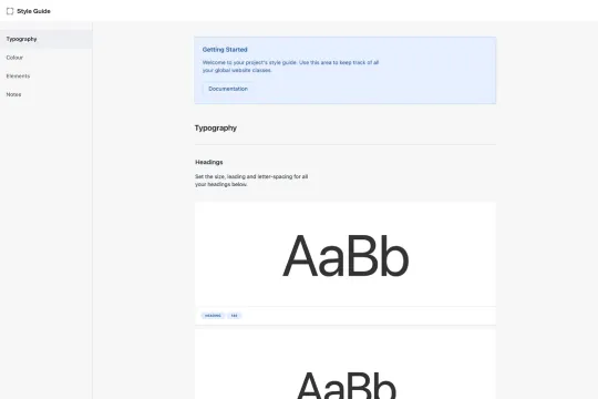 Homerun Styleguide Webflow Cloneable