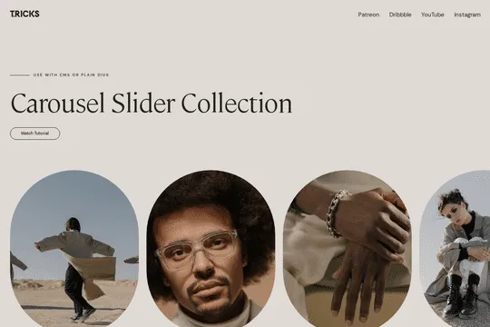 CMS Swiper.js Carousel Slider Webflow Cloneable CMS Swiper.js Carousel Slider Webflow Cloneable