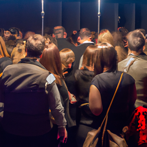 How do you regulate the flow of people in a crowded space?