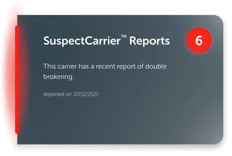 Carrier Assure Carrier Reporting