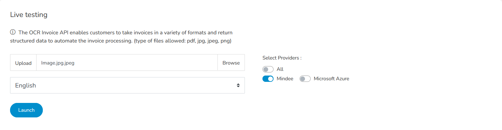 Mindee OCR engine available | Eden AI