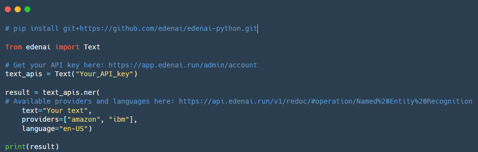 How to do Named Entity Recognition (NER) with Python?